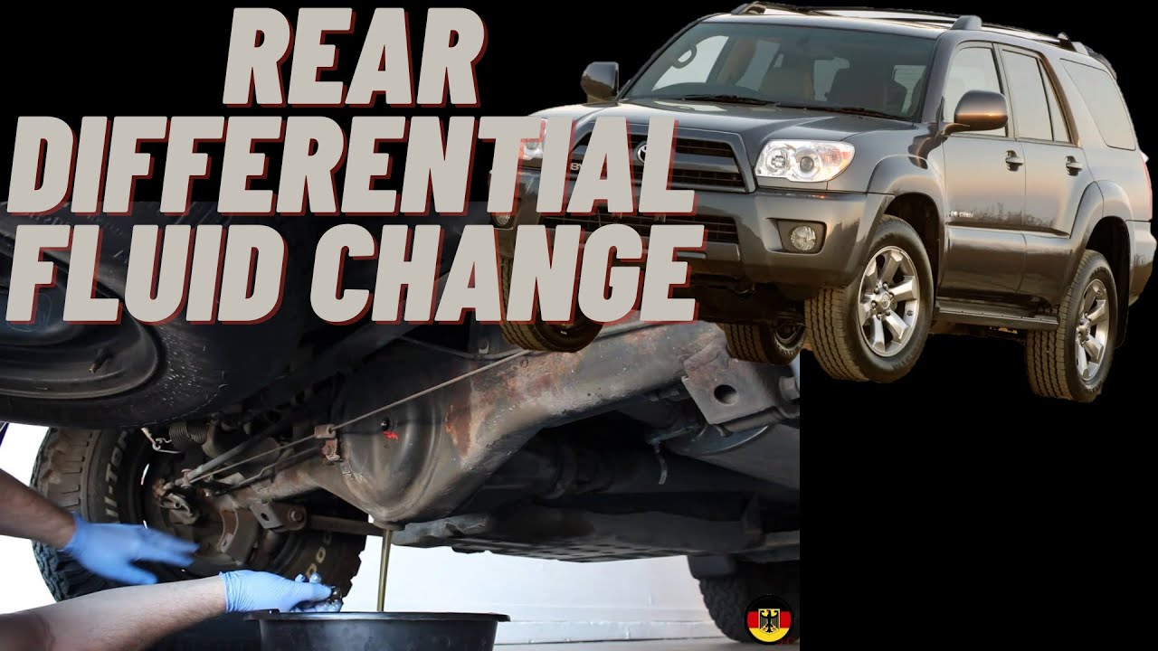 How to Change Your 4runner's Rear Differential Fluid (Easy!) - YouTube