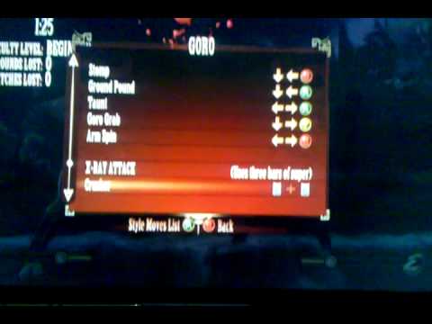 Mortal Kombat 9 Playable Boss Characters Shao Kahn, Goro, Kintaro (More ...