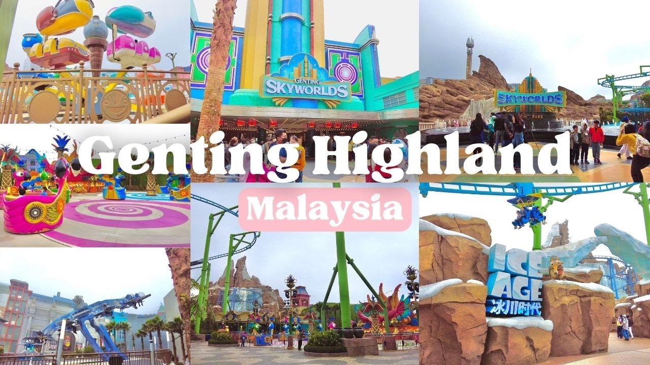 Genting Highland Malaysia Vlog 😋 Genting Skyworlds Theme Park 🎢 [4K ...