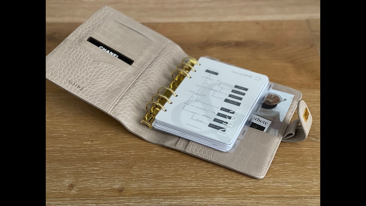 Notiq Planner - my first thoughts | personal wide rings | bone croco ...