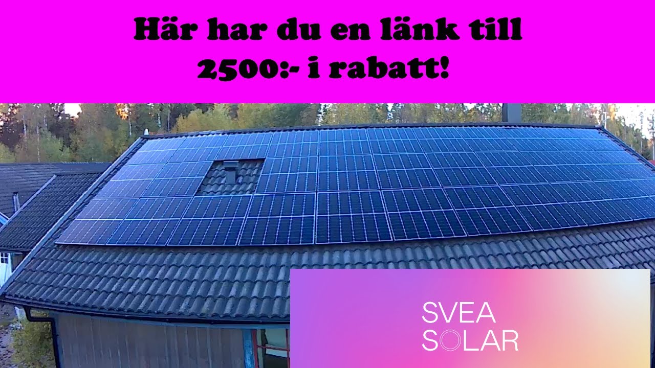 Erbjudande Svea Solar - YouTube