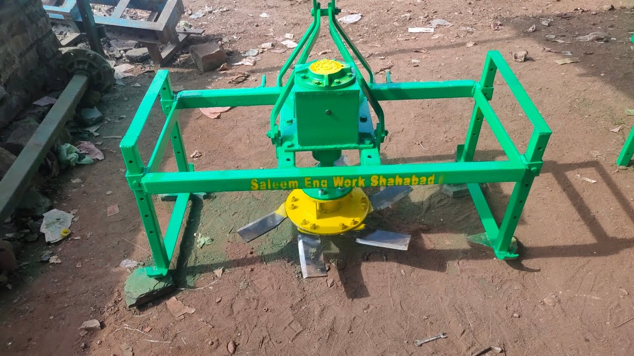 ratoon manager (khodwa cutter) sugarcane machine - YouTube