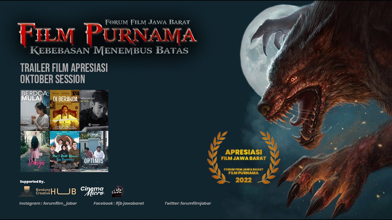 TRAILER FILM APRESIASI OKTOBER SESSION 2022 || FILM PURNAMA FORUM FILM ...