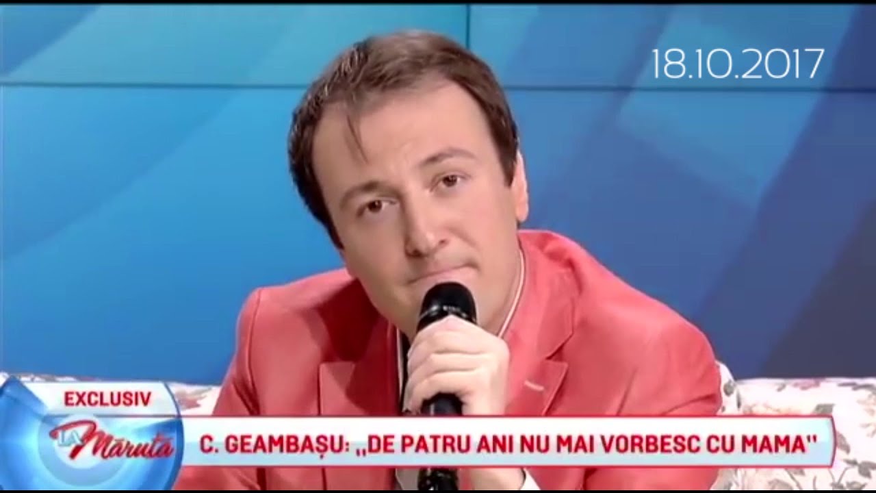 Calin Geambasu - mesaj emotionant catre tatal lui - dupa O ZI, tatal ...