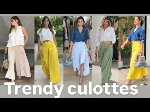 Weite Hosen und Culottes sind 2025 im Trend!