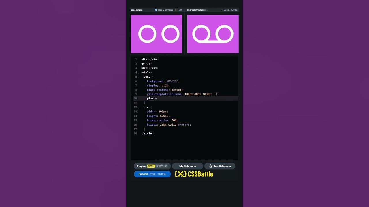 Css Battle Daily Targets August 29 Solution Cssbattle Codingshorts Coding Css Challenge