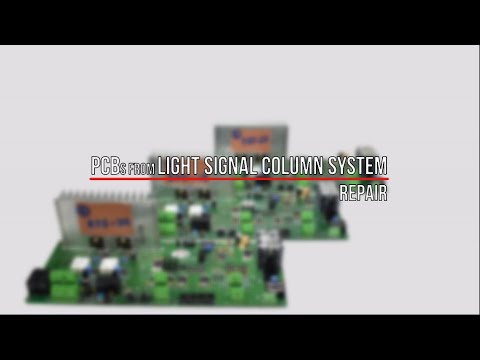 Signal Light Column System PCBs Repair - YouTube