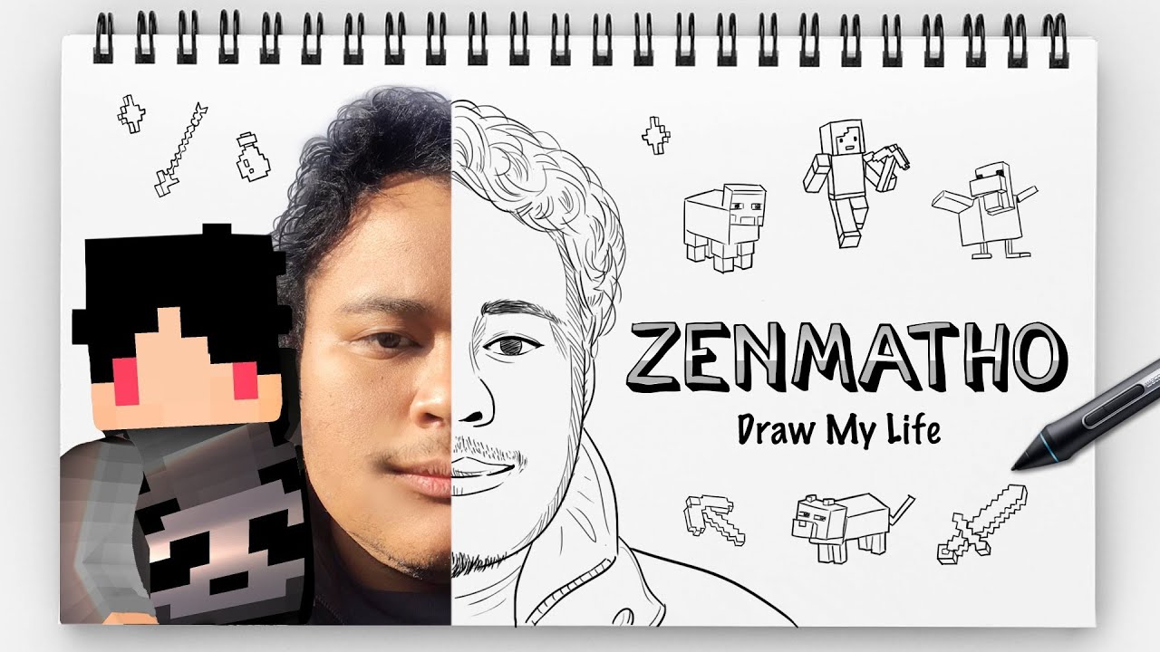 ZENMATHO - DRAW MY LIFE INDONESIA - YouTube