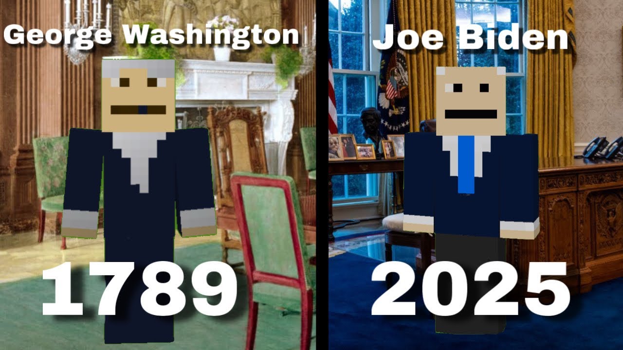 MINECRAFT U.S. Presidents 1-46 - YouTube