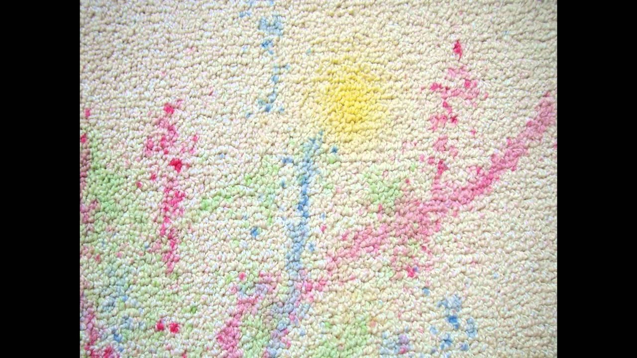 DIY - dying a Graffiti / Splatter Paint rug - YouTube