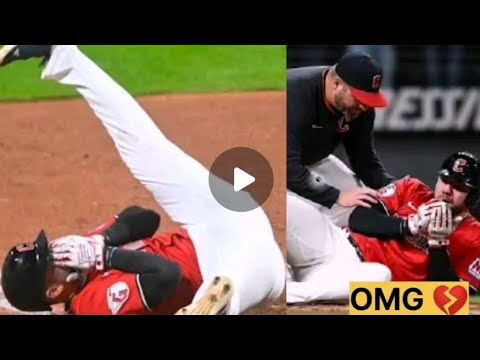 David Fry Hit in Face by 99 MPH Fastball During Bunt Attempt | Scary ...