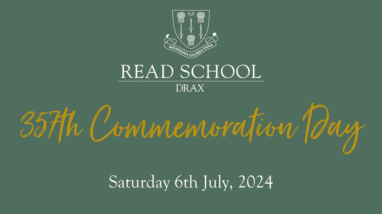 Read School Drax - Commemoration Day 2024 - YouTube