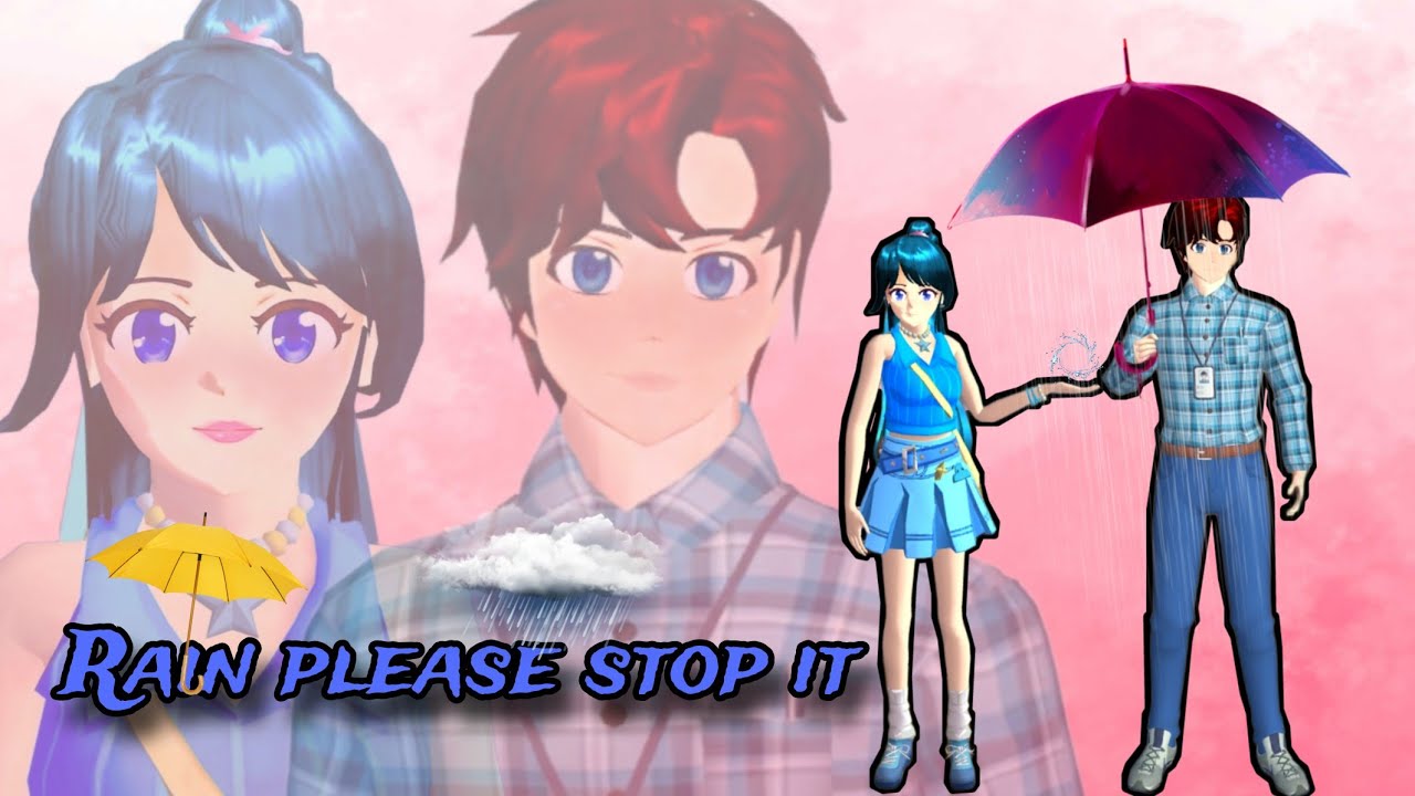Rain please stop it episode -01 #sakuraschoolsimulator #cartoon #comedy ...