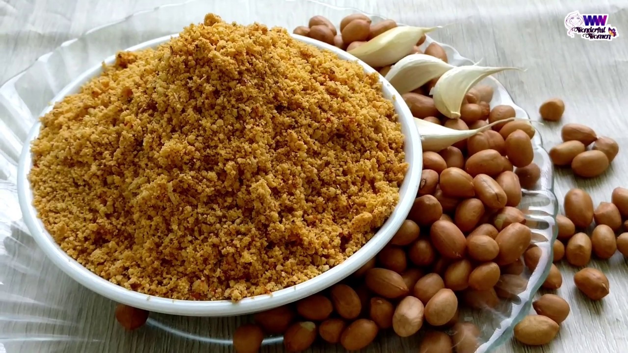 Pallila Podi/Verusenaga Podi(పల్లీల పొడి/వేరుశెనగ పొడి) || Groundnut ...