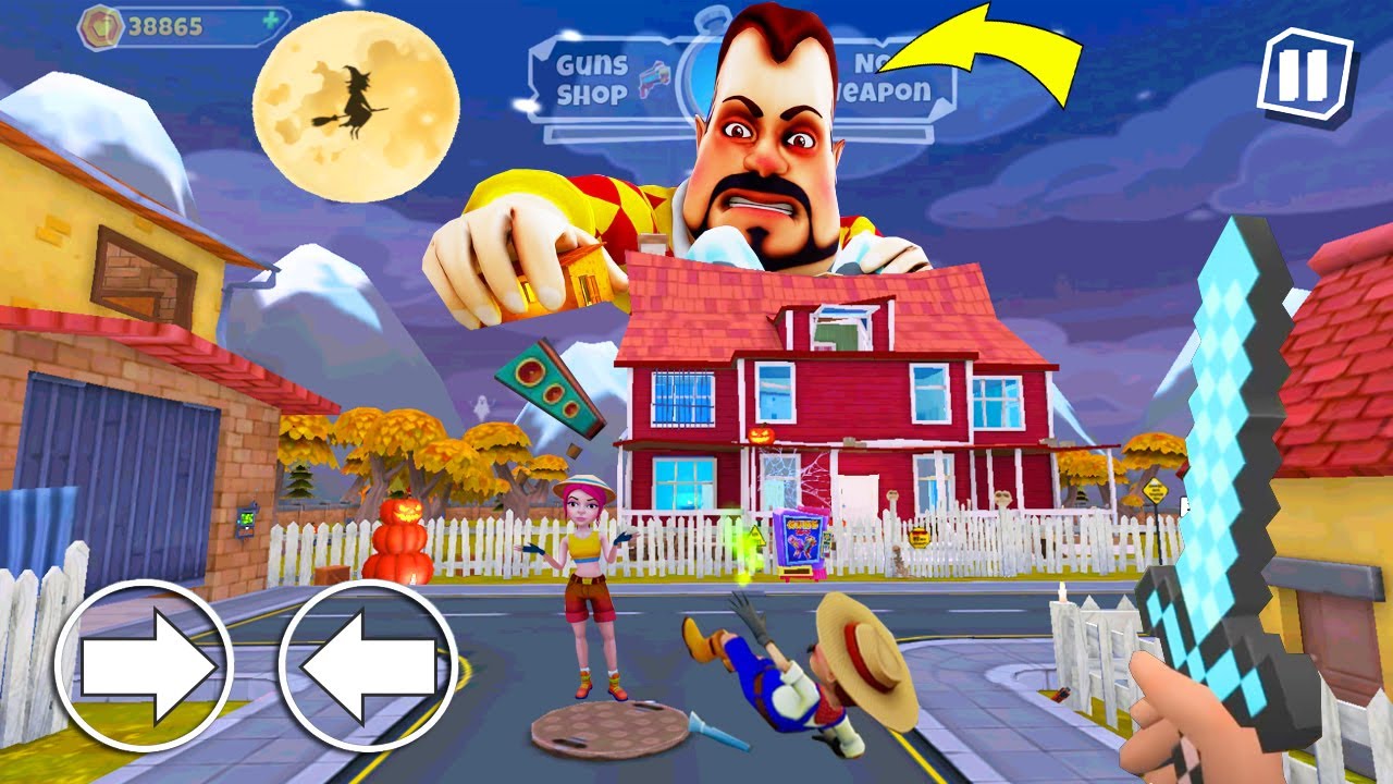 Dark Riddle 8.0 HALLOWEN( Skin ) Explore the horror house Part 115 ...