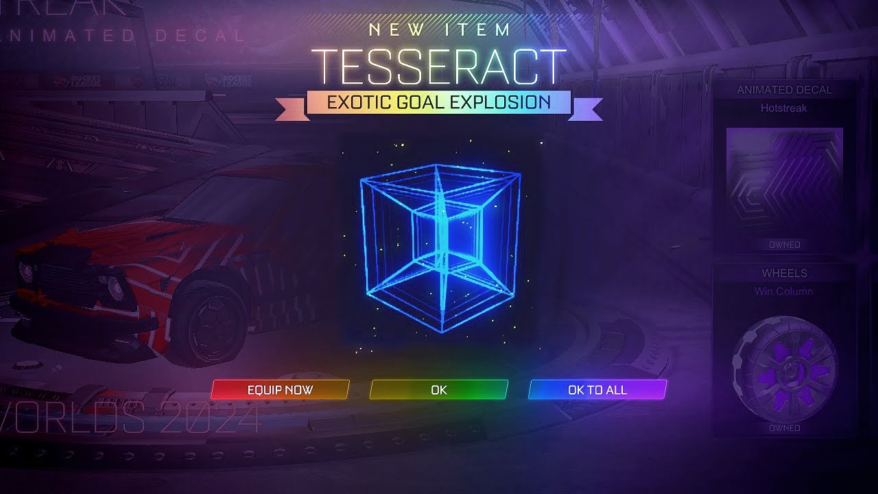 I GOT THE *NEW* TESSERACT GOAL EXPLOSION IN ROCKET LEAGUE! | BEST GOAL ...