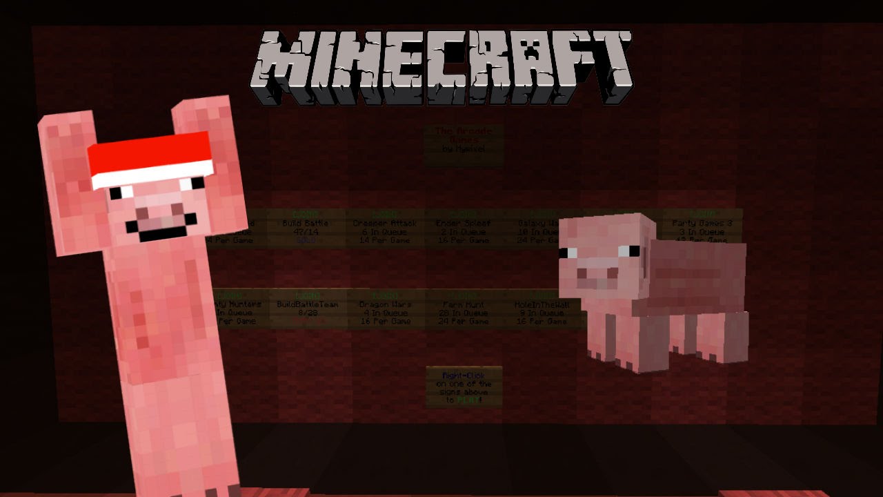 Hypixel Build Battle #2 - BUILDING MR. PIG!! - Minecraft - YouTube