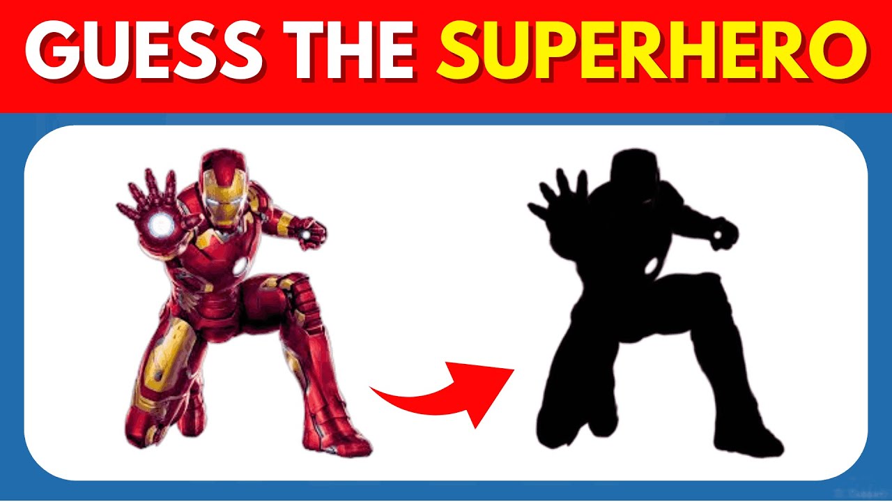Guess the SUPERHEROES by Shadows 💪 || @venger Quiz - Easy Medium Hard ...
