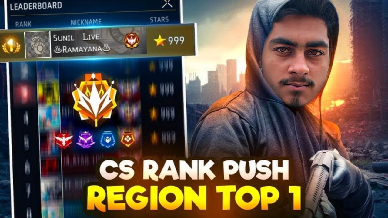 CSR RANK PUSH TO TOP 1 GRANDMASTER - WITH SUNIL LIVE #freefire - YouTube