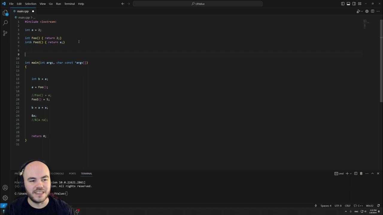 [modern c++ magyarul] Lvalues & Rvalues - YouTube