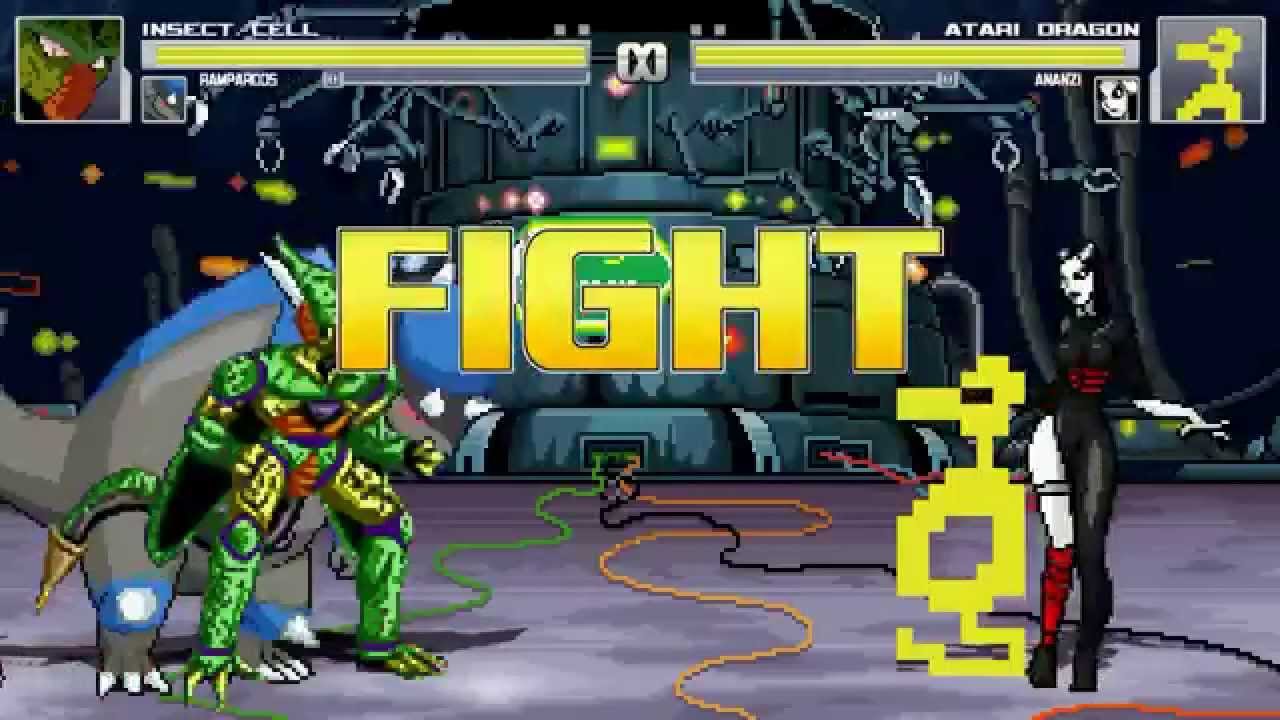 AN Mugen Request #35: Insect Cell & Rampardos VS Atari Dragon & Ananzi ...