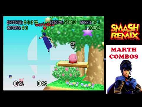 SMASH REMIX - MARTH COMBOS 2 - YouTube