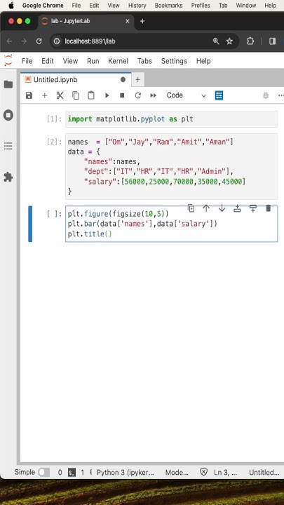 Python Tips & Tricks | CreateBarGraph using Matplotlib | Brain Mentors Pvt. Ltd. - YouTube