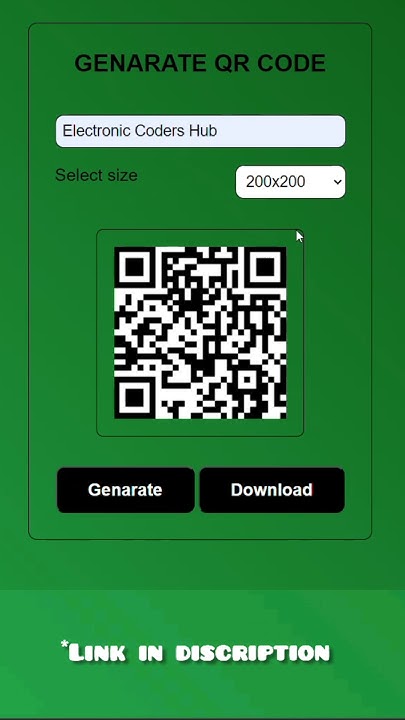 How to create QR Code Generator using html css and javascript ...