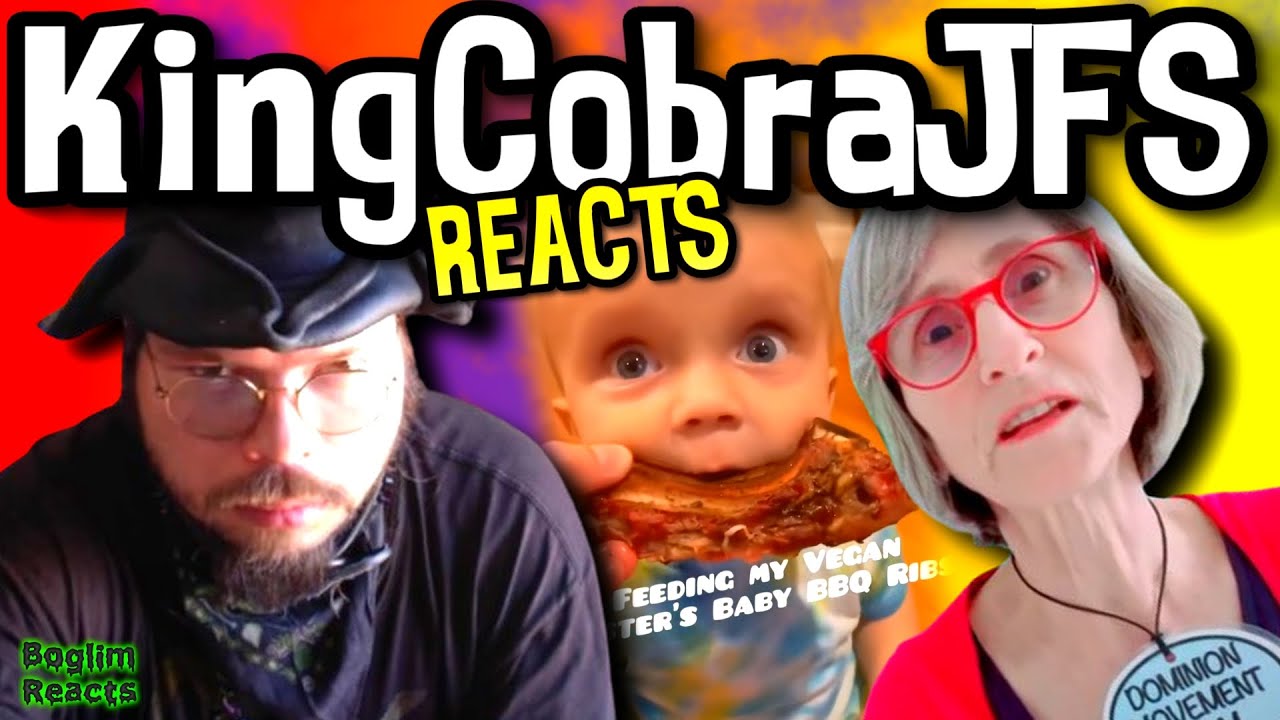 KingCobraJFS Reacts to Disturbing Vegan Video - YouTube