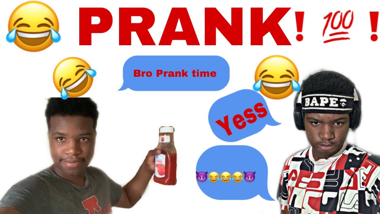MY FIRST PRANK On My Bro😂😂😂#Recommended#Prank#video - YouTube