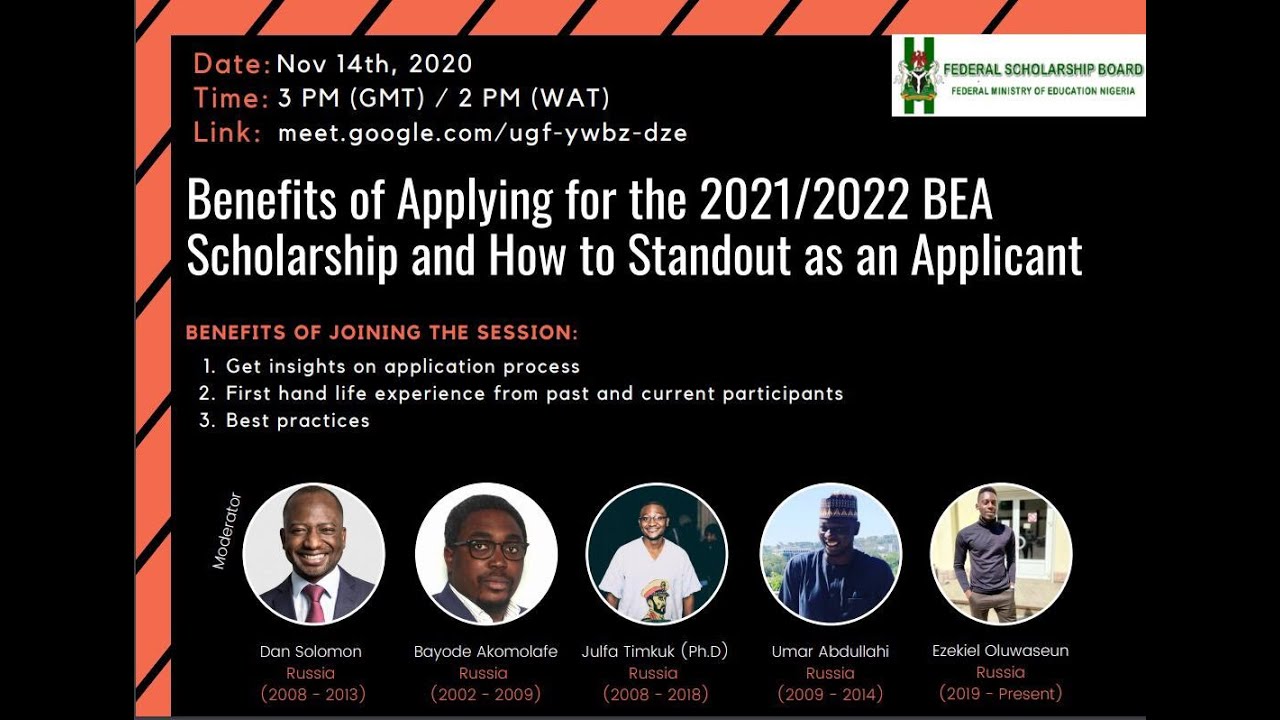 Students Place Live Stream: BENEFITS OF APPLYING FOR THE BEA ...