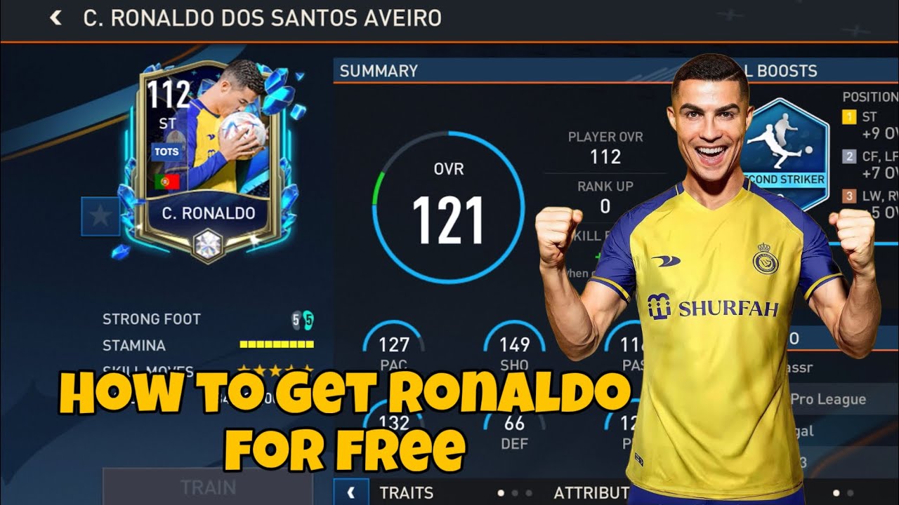 HOW TO GET RONALDO FOR FREE IN FIFA MOBILE - YouTube