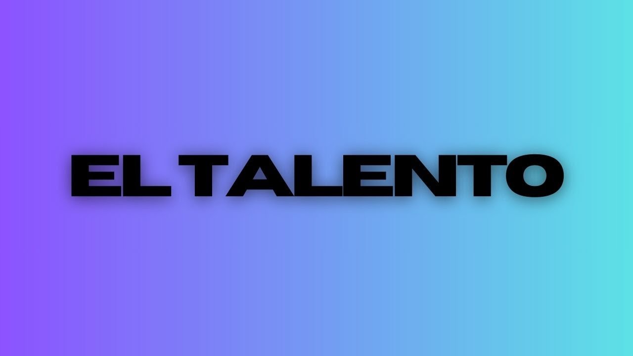 EL TALENTO - CON LETRA Y ACORDES - HNA NATALIA NORAMBUENA Y HNO MAYKEL ...