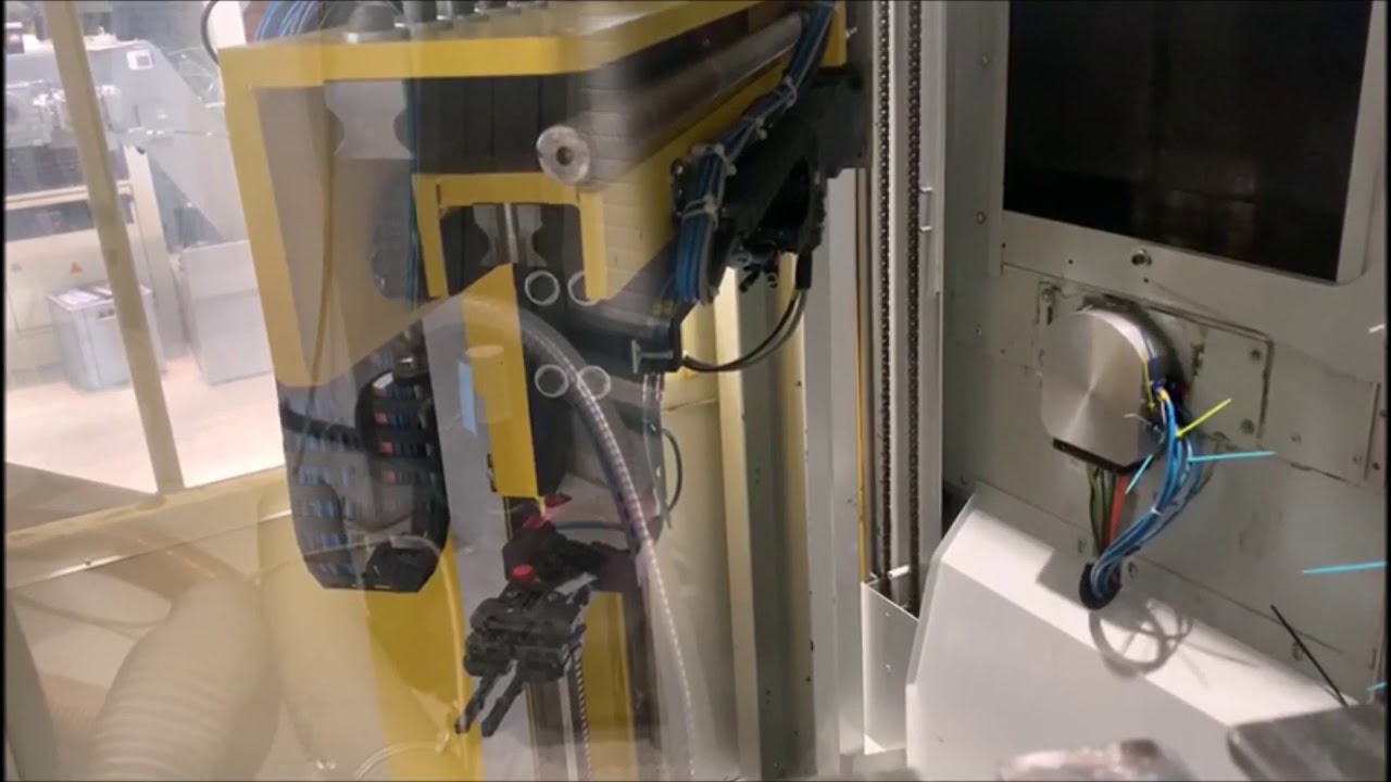 OPS-INGERSOLL OPS 650 + IMC5 5-Axis grafit machining centre - YouTube