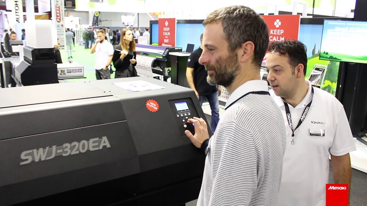 Обзор принтера Mimaki SWJ 320EA - YouTube