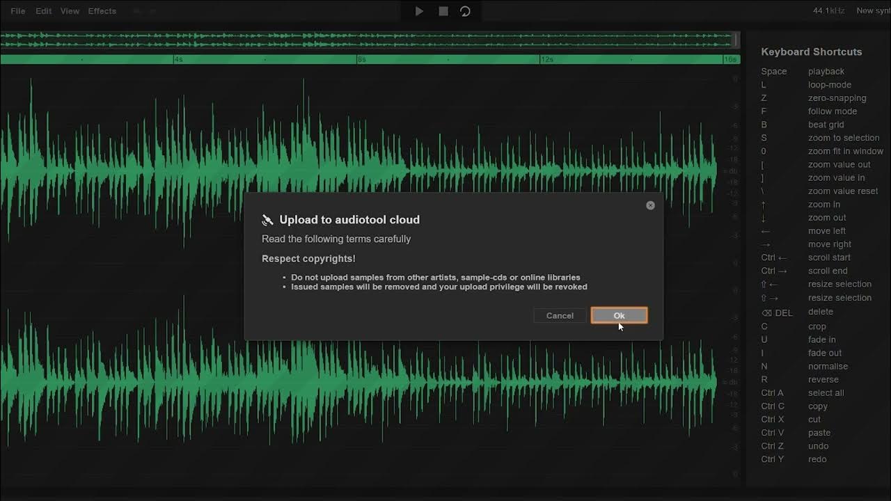 Audiotool | First Steps | Upload Samples - YouTube