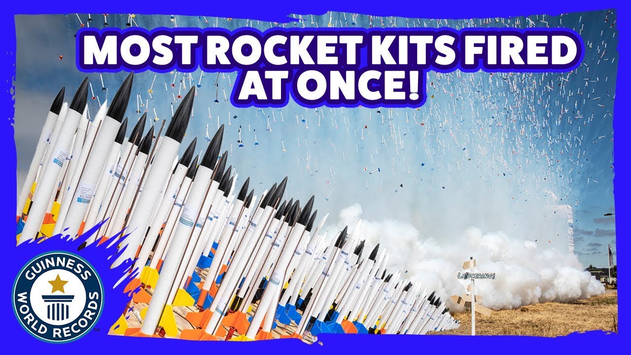 Most model rockets launched simultaneously! - Guinness World Records ...