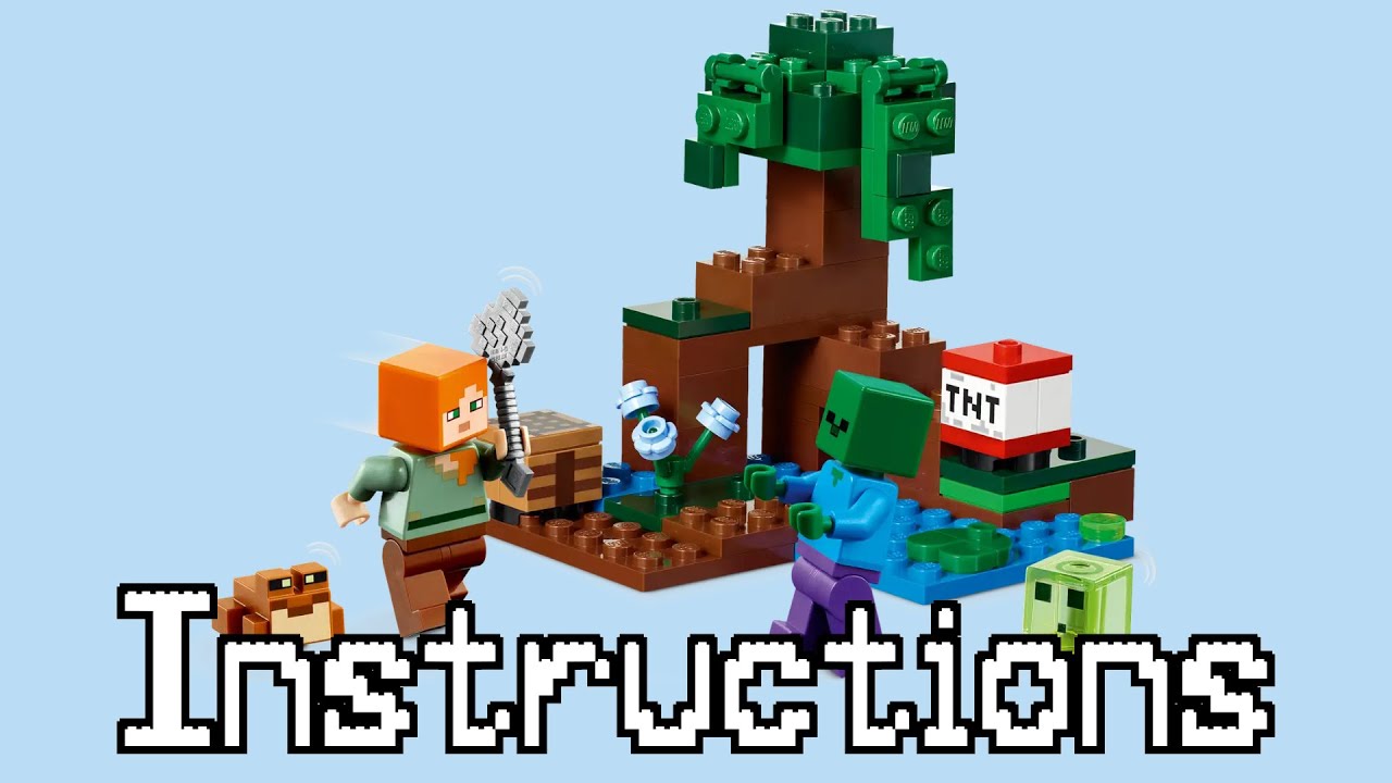 LEGO Minecraft The Swamp Adventure Instructions | 21240 - YouTube