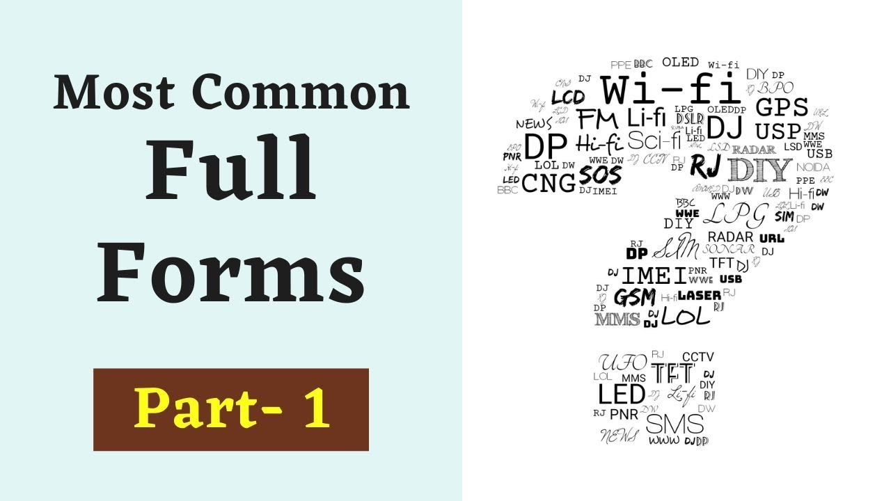 Most Common Full Forms Part 1 Edu Dock YouTube most-common-full-forms-part-1-edu-dock-youtube