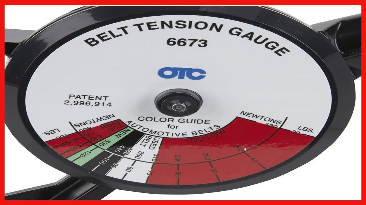 Great product - OTC 6673 Belt Tension Gauge, Universal - YouTube