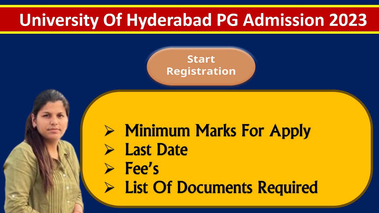 University of Hyderabad(HCU)Counselling update 2023/PG admission ...