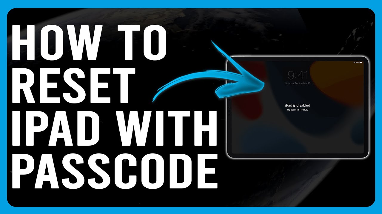 How To Reset iPad With Passcode (How To Do Factory Reset An iPad With Passcode) - YouTube