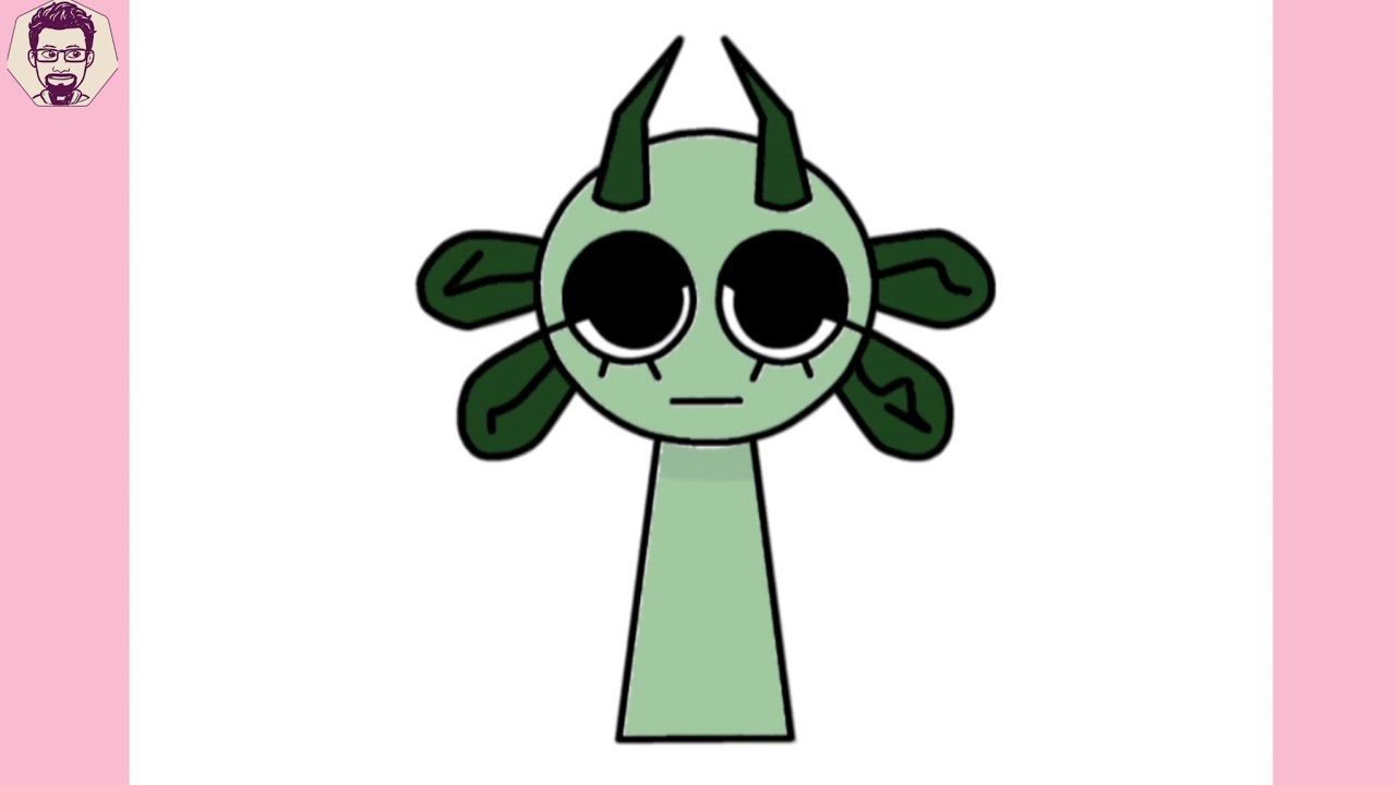 How To Draw Marsh (Sprunki fan character) Intro - ツSeck # ...