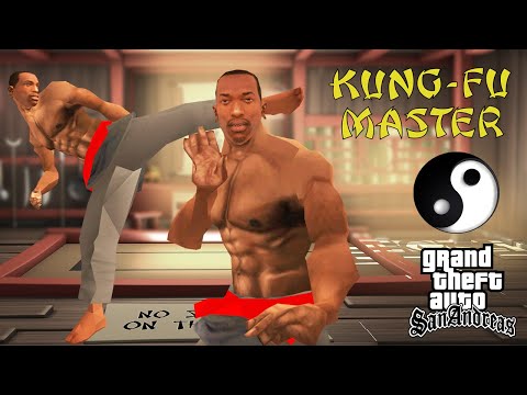 CJ KUNG FU ÖĞRENİYOR ! GTA SAN ANDREAS MOD DÖVÜŞ SANATLARI