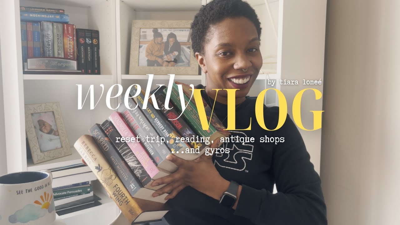 reset trip + reading + antique shops + gyros | weekly vlog - YouTube
