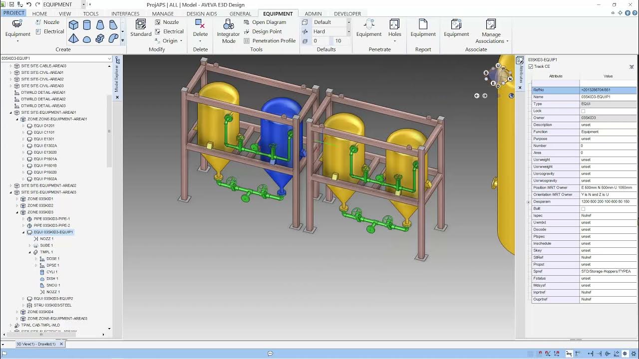 E3D Getting Started - Equipment Modelling ( Learning Path 02 ) - YouTube