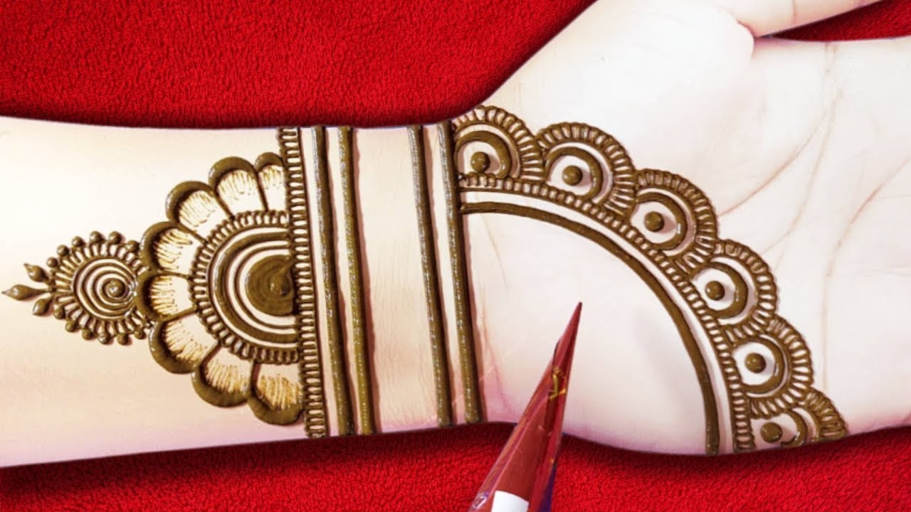 Full Hand Bridal Mehndi Designs | Easy Eid Mehndi Design | Front Hand ...