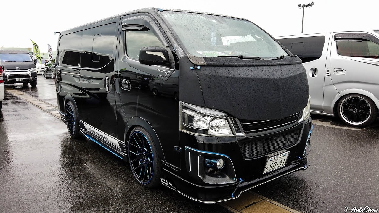 NISSAN URVAN NV350 custom - キャラバン カスタム SBM愛知2023 - YouTube