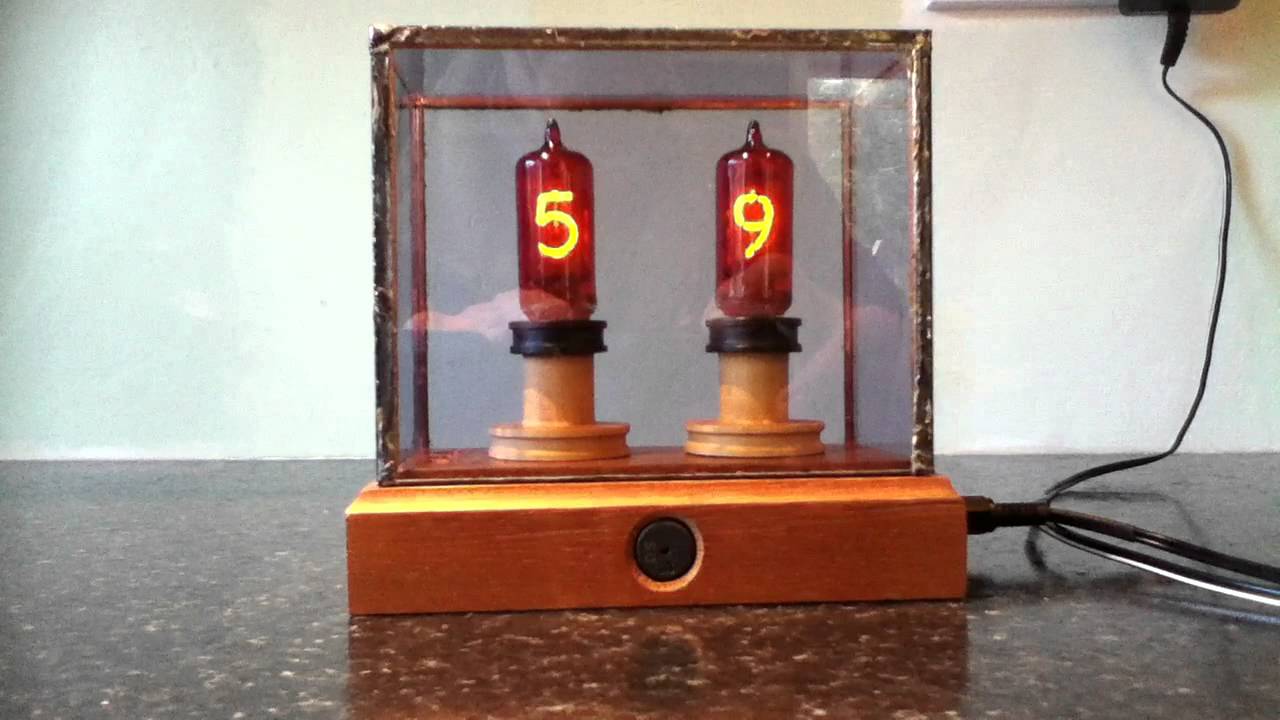 Two-Digit Nixie Tube Clock - YouTube