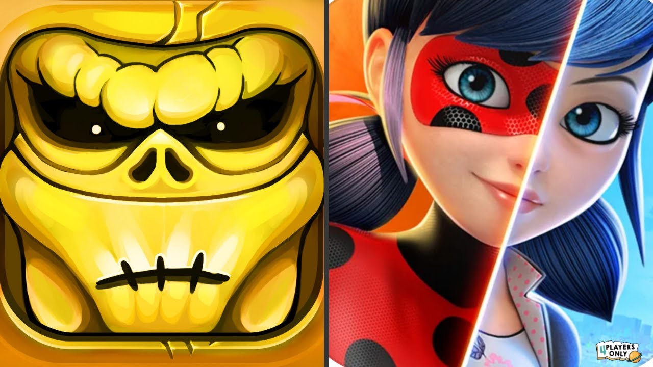 Zombie Run HD! 🧟 Versus Miraculous Ladybug & Cat Noi‪r: Play as ...